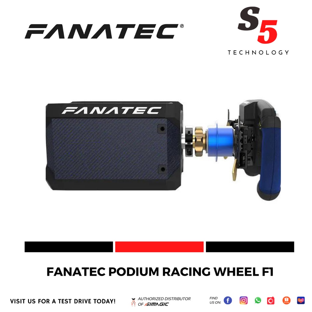 FANATEC PODIUM RACING WHEEL F1 | Shopee Singapore