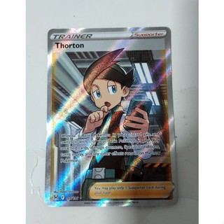 Pokemon thorton full art trainer supporter lost origin card | Shopee ...