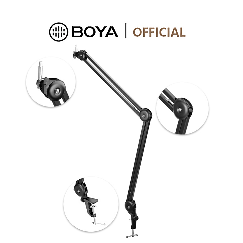BOYA BY-BA20 Spring-Loaded Suspension Boom Arm Aluminum Alloy ...