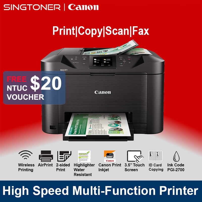 Canon MAXIFY MB5170 High Speed Multi-Function Business Printer | Shopee ...