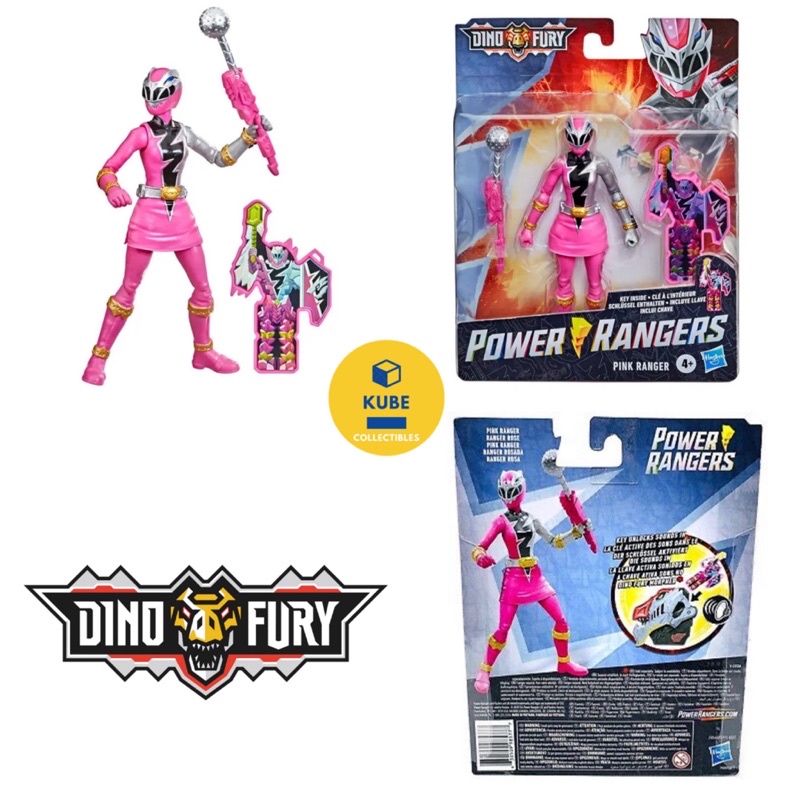 Power Rangers Dino Fury PINK Ranger Female action Figure Hasbro ...