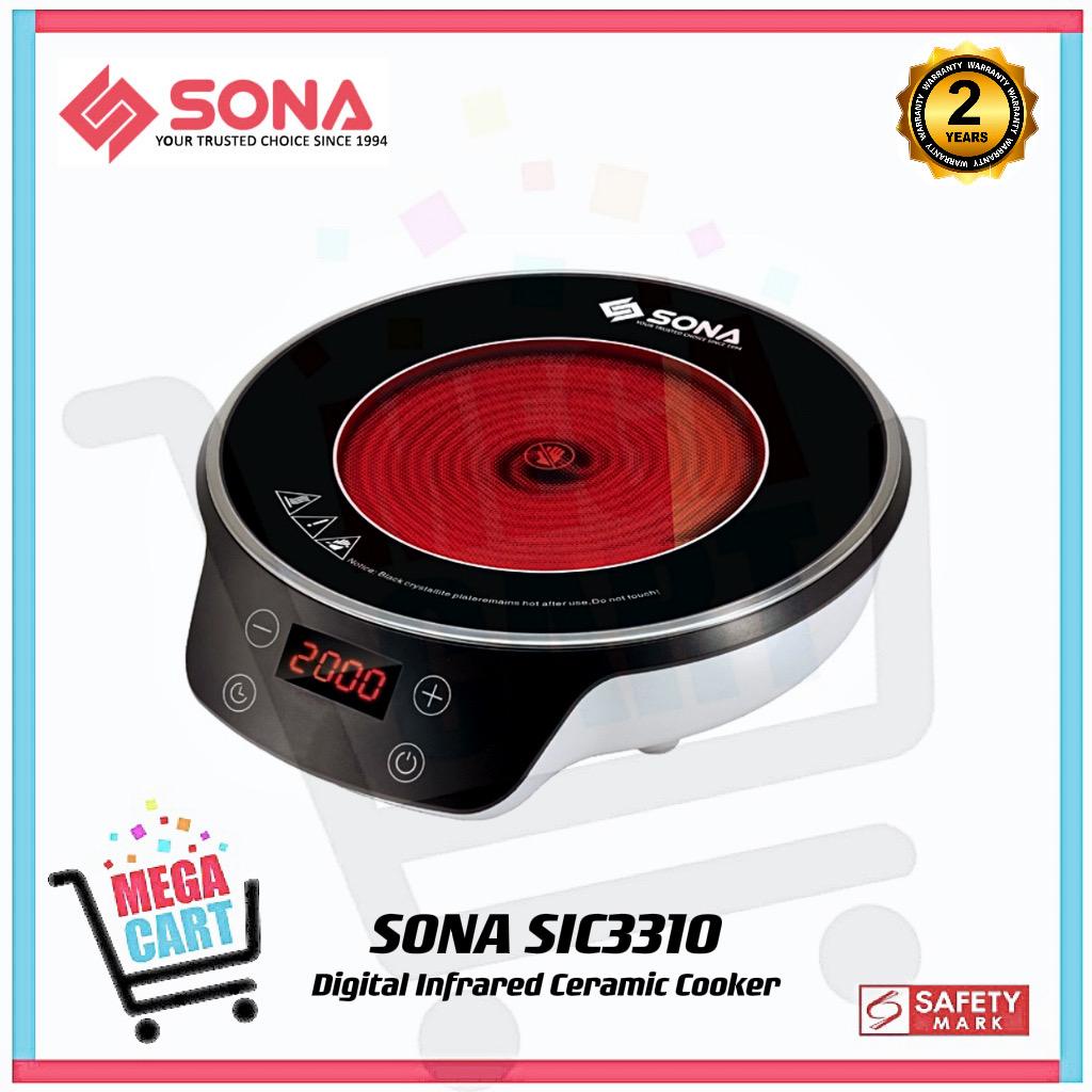 Sona Digital Infrared Ceramic Cooker SIC 3310 | SIC3310 (2 Years ...