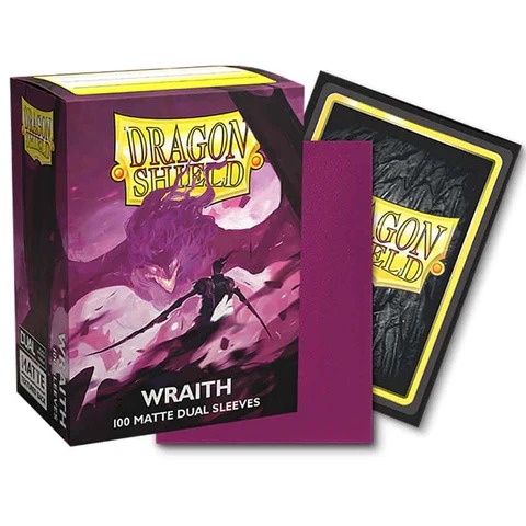 Dragon Shield Wraith Dual Matte Sleeves (Alaric, Chaos Wraith) | Shopee ...