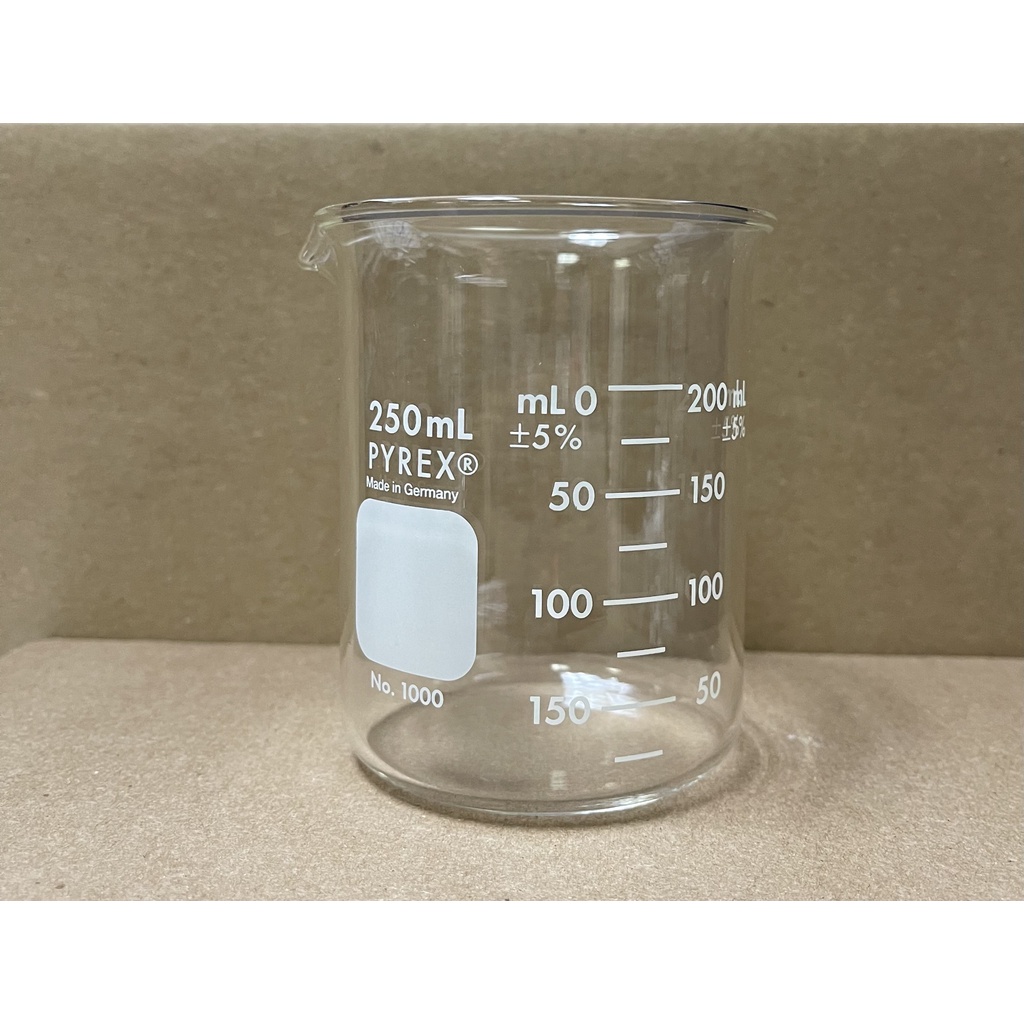{SG Ready Stock} PYREX Glass Beaker Low Form 250ml | Shopee Singapore