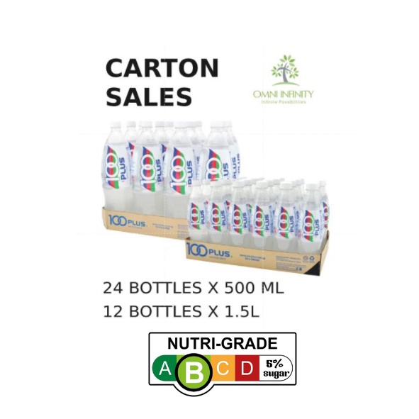 100 PLUS Bottle Drinks Carton Sales (1.5L x 12 Bottles) or (500ml x 24 ...