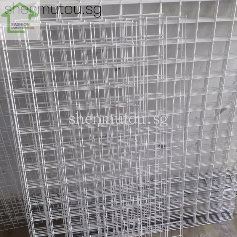 Mesh Plate Customized Grid Hook Wire Mesh Shelf Grid Exhibition Grid