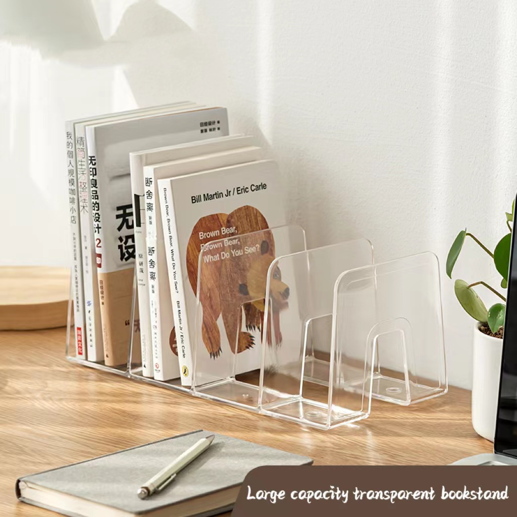 Divided Book Stand Book Organizer Box Children's Picture Book Desktop ...