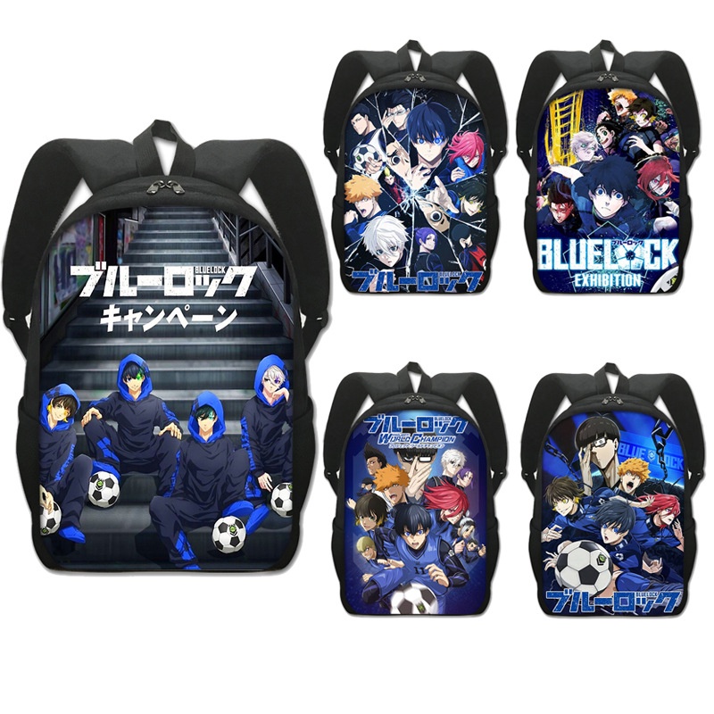Anime Schoolbag blue lock Prison Merchandise Creative Polyester Student ...