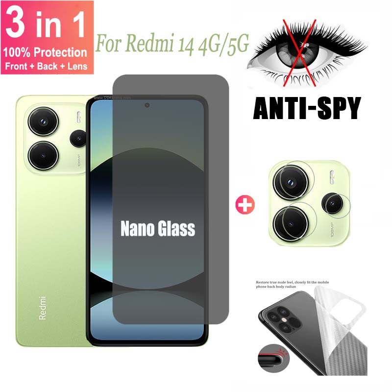 Redmi Note 14 Tempered Glass Screen Protector For Xiaomi Redmi Note 11 ...