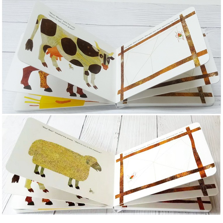 The Very Hungry Caterpillar children board book Eric Carle Brown Bear ...