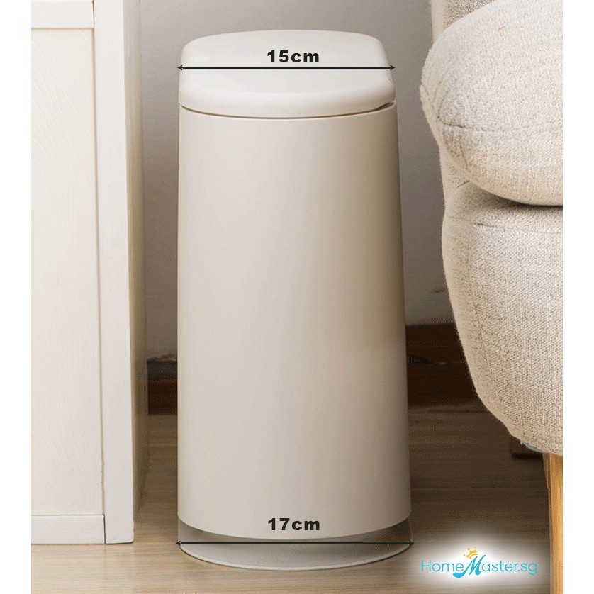 [SG Ready Stock] Japan Style Dustbin Simple Bathroom Kitchen Hand Press ...