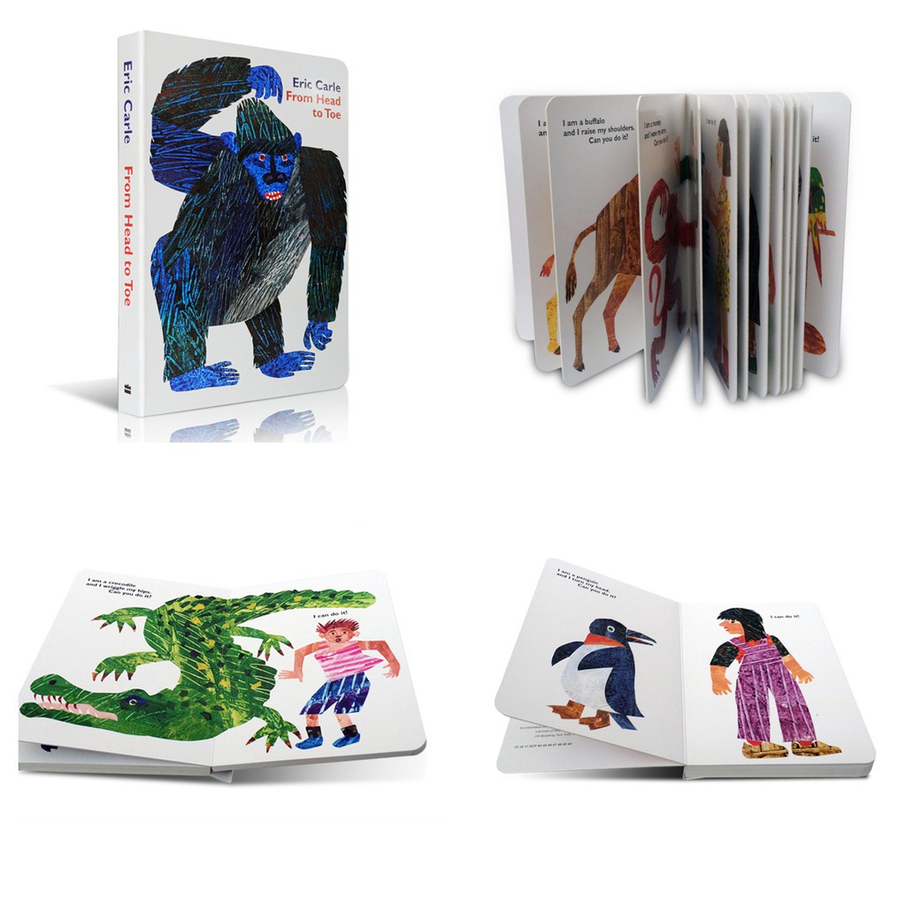 The Very Hungry Caterpillar children board book Eric Carle Brown Bear ...