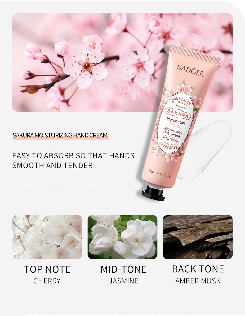 [SG Seller] SADOER 30g Plant Extract Moisturizing Hand Cream Lotion ...