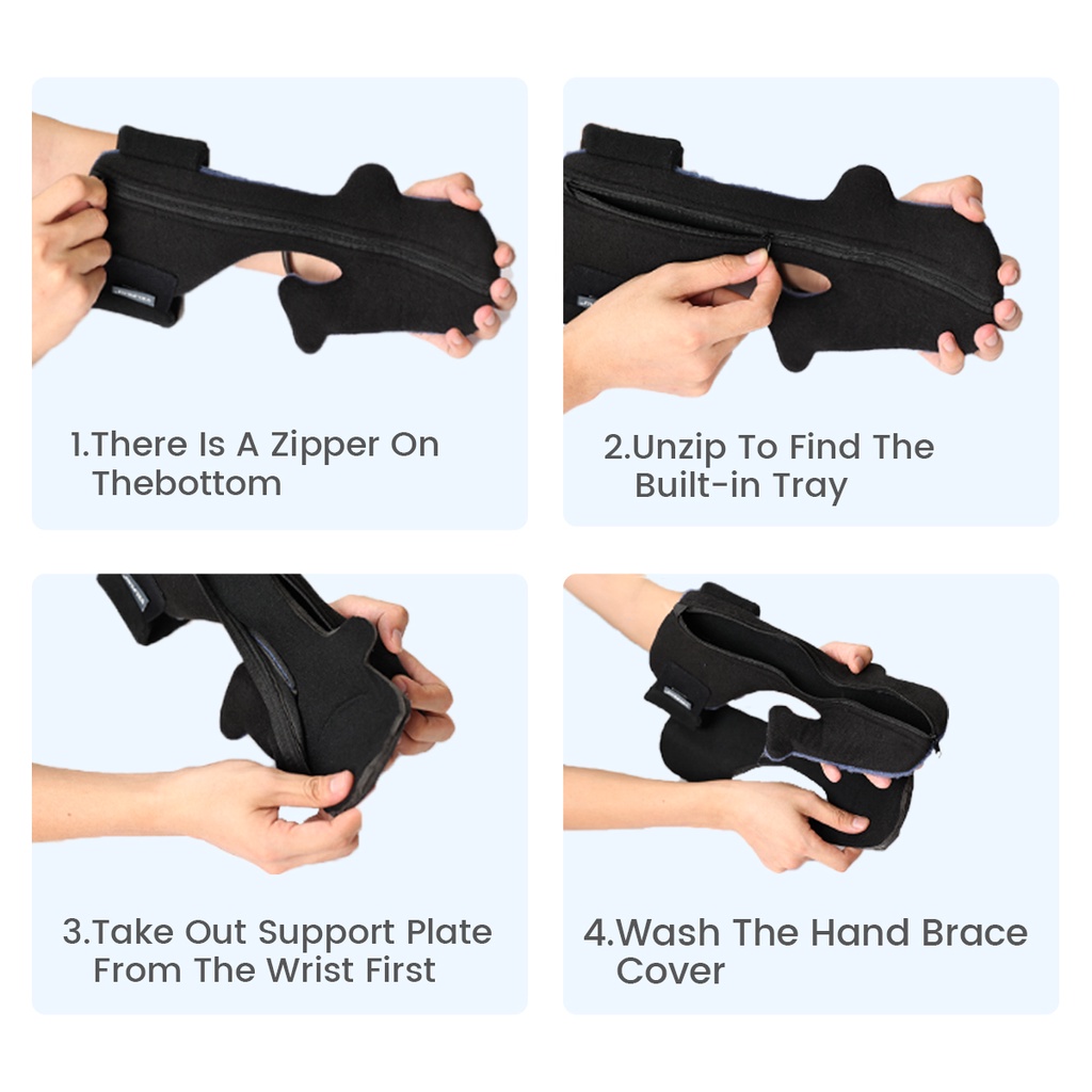 VELPEAU Hand Guard Stroke Resting Hand Splint Night Hand Immobilizer ...