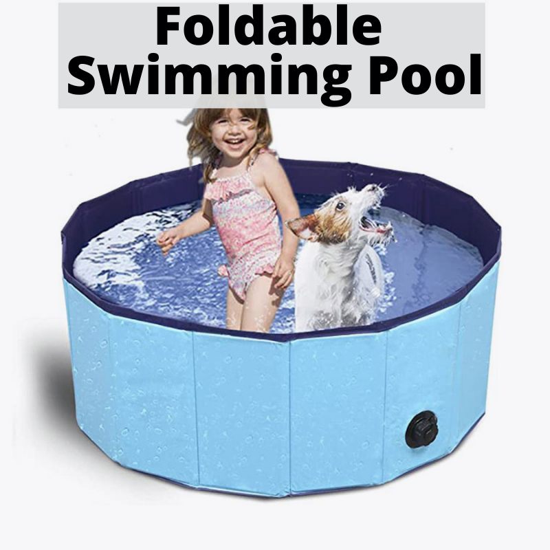 {SG} Foldable Swimming Pool Pet Paddling Pool Bathtub PVC Non-Slip ...