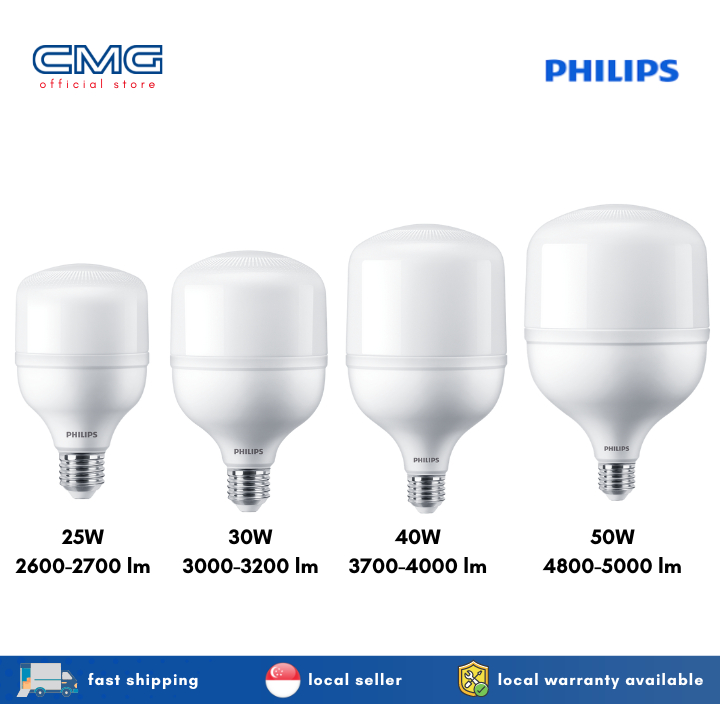 Philips TrueForce Core (Highbay) LED Industrial and Retail E27 Cool Day ...