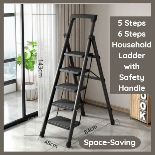 Multi Purpose Foldable Ladder | 5 Step | 6 Step | Step Ladder | Space ...