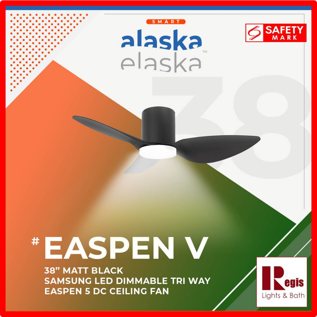 Yes Install Alaska EAspen V Smart 38/50" DC Motor Ceiling Fan 20W LED ...