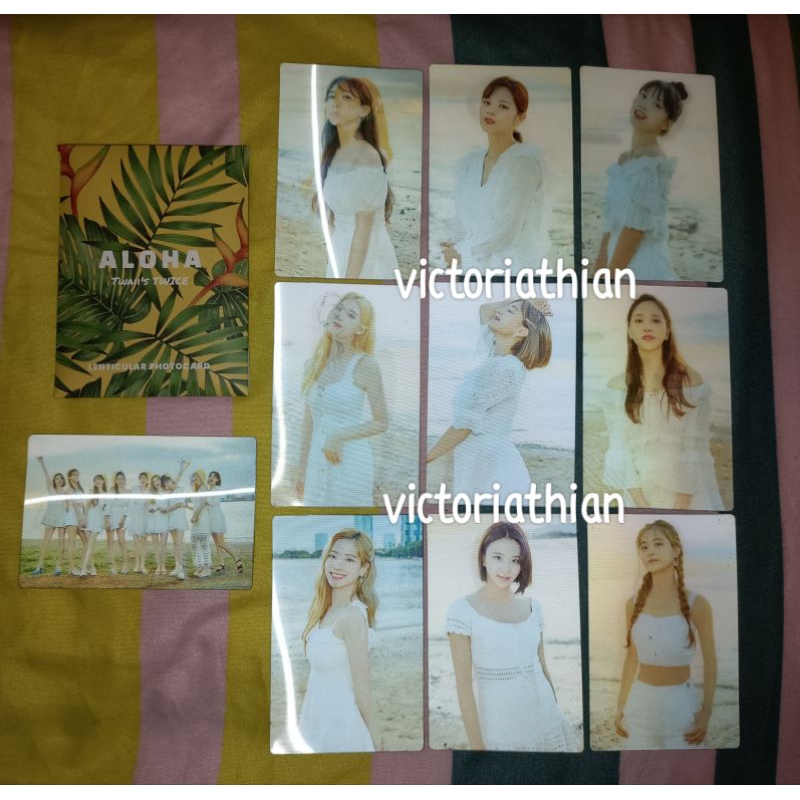 Official Twice Twaii Lenticular Photocard Set authentic pc Nayeon Jeongyeon Momo Sana Jihyo Mina ...