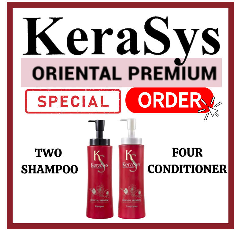 Kerasys Oriental Premium 2 Shampoo & 4 Conditioner Set (Tailor Made ...