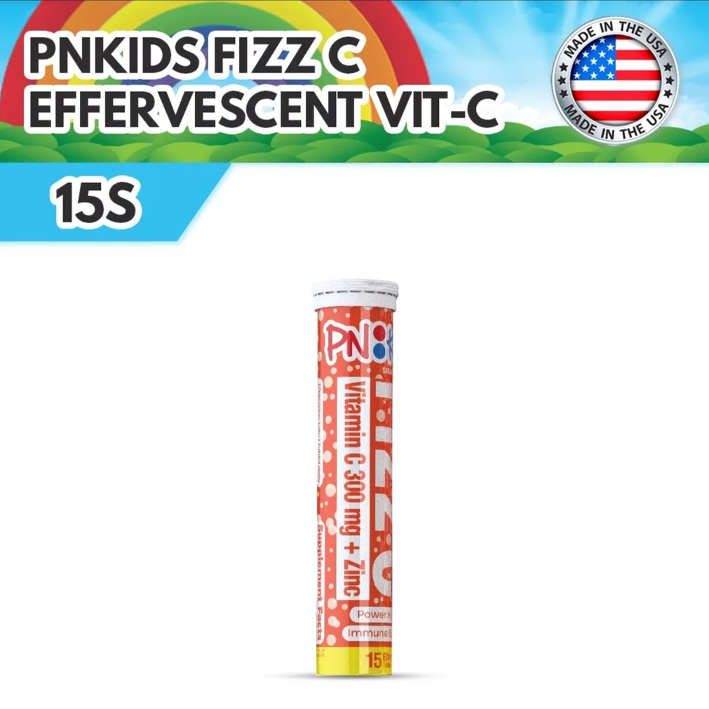 PNKids Fizz Effervescent Vitamin C 300mg + 5mg Zinc | Shopee Singapore