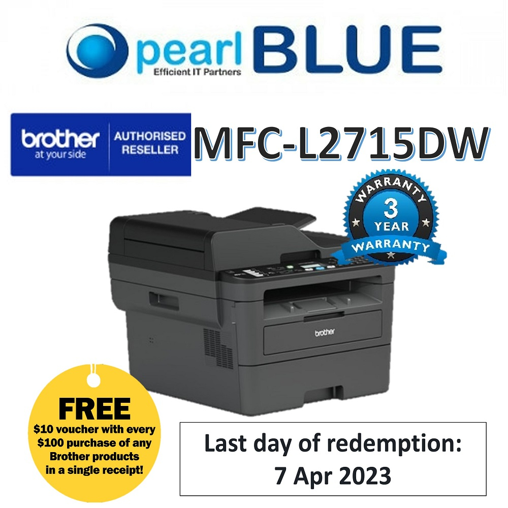 Brother MFC-L2715DW | 4-in-1 Mono Laser Multi-Function Printer | Shopee ...
