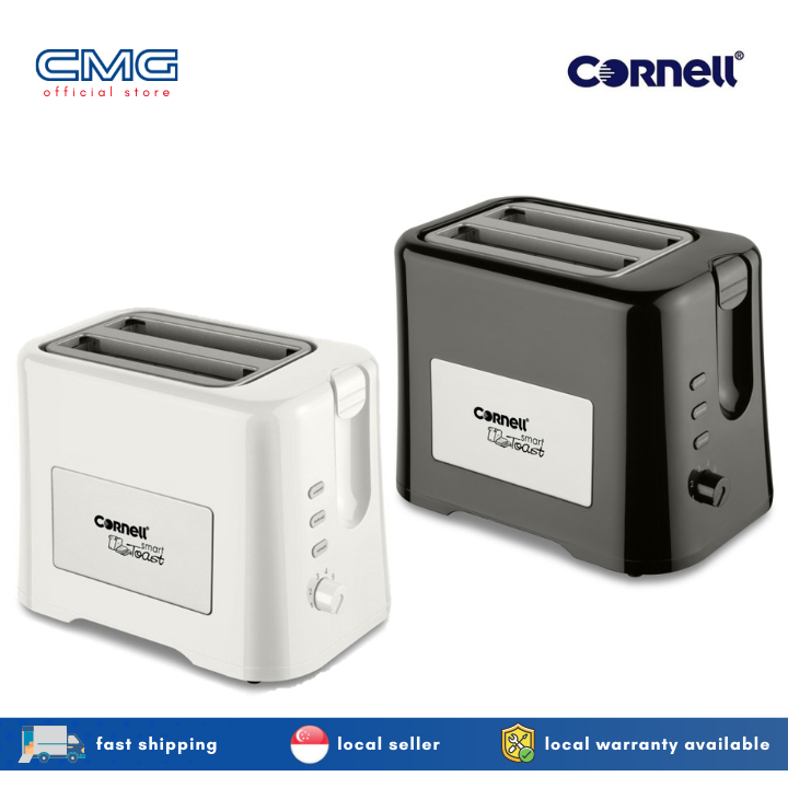 Cornell CT-EDC2000 2 Slice Pop Up Bread Toaster (white/black) | Shopee ...