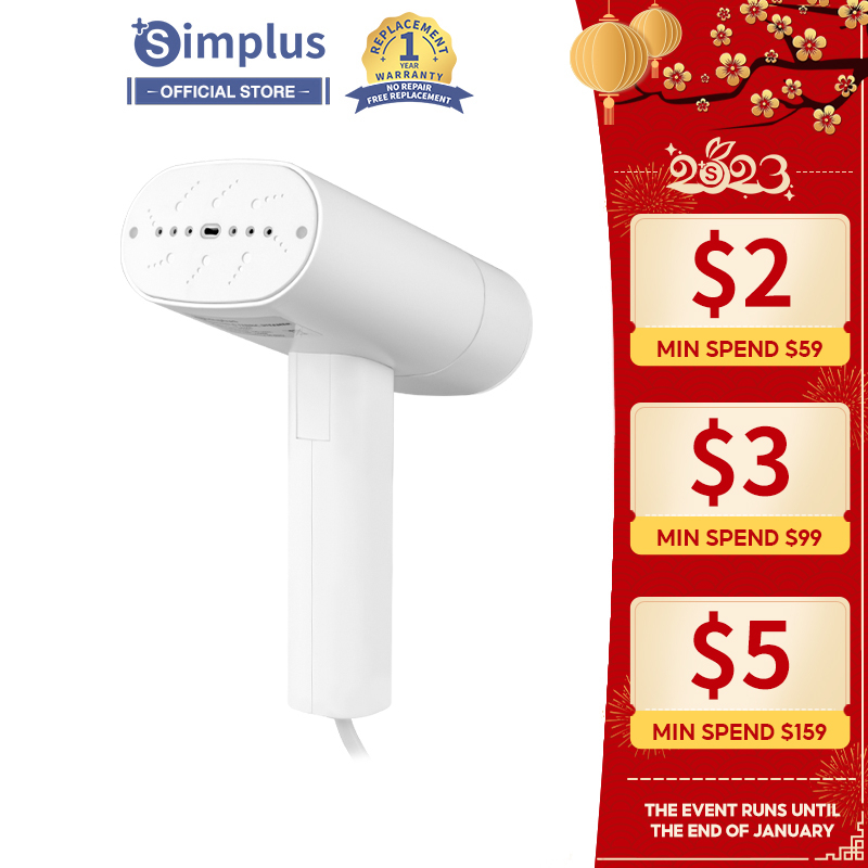 Simplus Garment Steamer Handheld Foldable 120ML Water Tank 5S Start Up ...