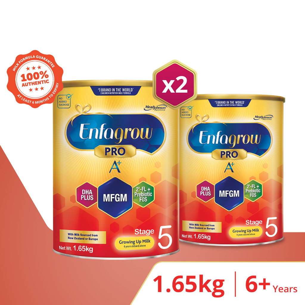 [Bundle of 2] Enfagrow Pro A+ Stage 5 Milk Powder Formula for Children ...