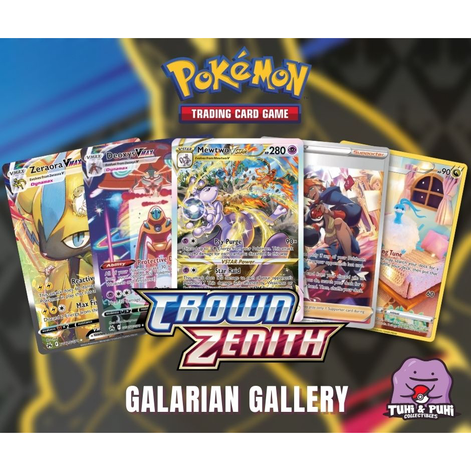 [Pokemon TCG][Galarian Gallery] SS12.5 Crown Zenith Art Rares (Mewtwo ...