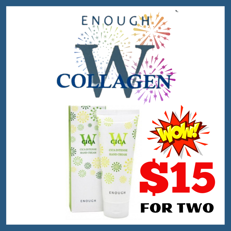 Enough Hand Cream with Centella Extract W Cica Intense Hand Cream 100ml ...
