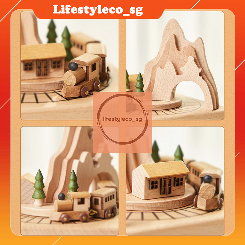 🎵Cheapest SG Stock🎵Wooden Musical Box gift Music Box | Shopee Singapore