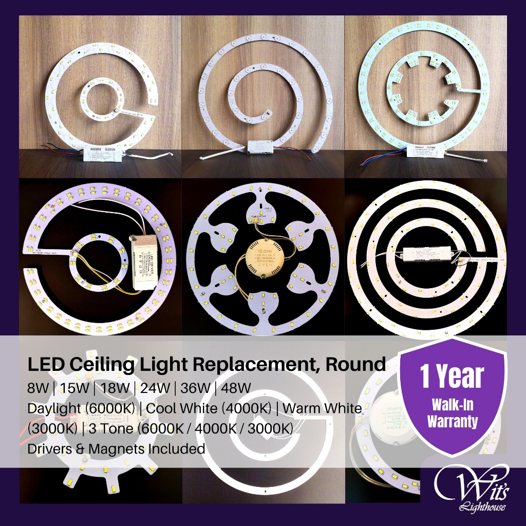 LED Ceiling Light Replacement LED Module Magnetic Module LED Light LED ...