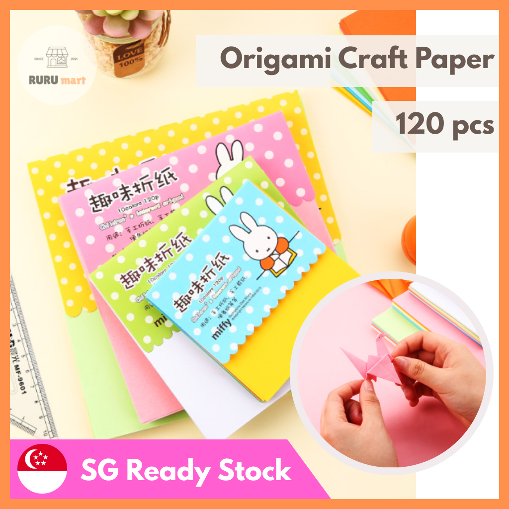 RURUMART | Square Origami Craft Paper/Colour/Kids/Crafts/Colourful ...