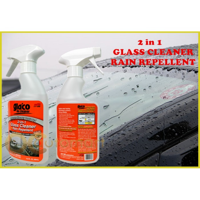 Soft 99 Glaco de cleaner 2-in-1 Glass Cleaner + Rain Repellent 13.5 FL ...