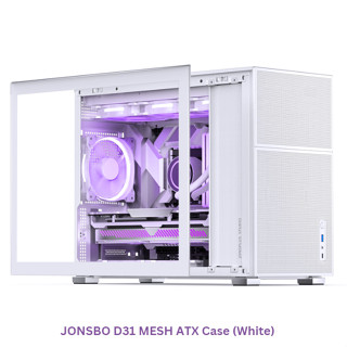 JONSBO D31 MESH / D31 STD MATX Case Type C, No fans [2 Color Options ...