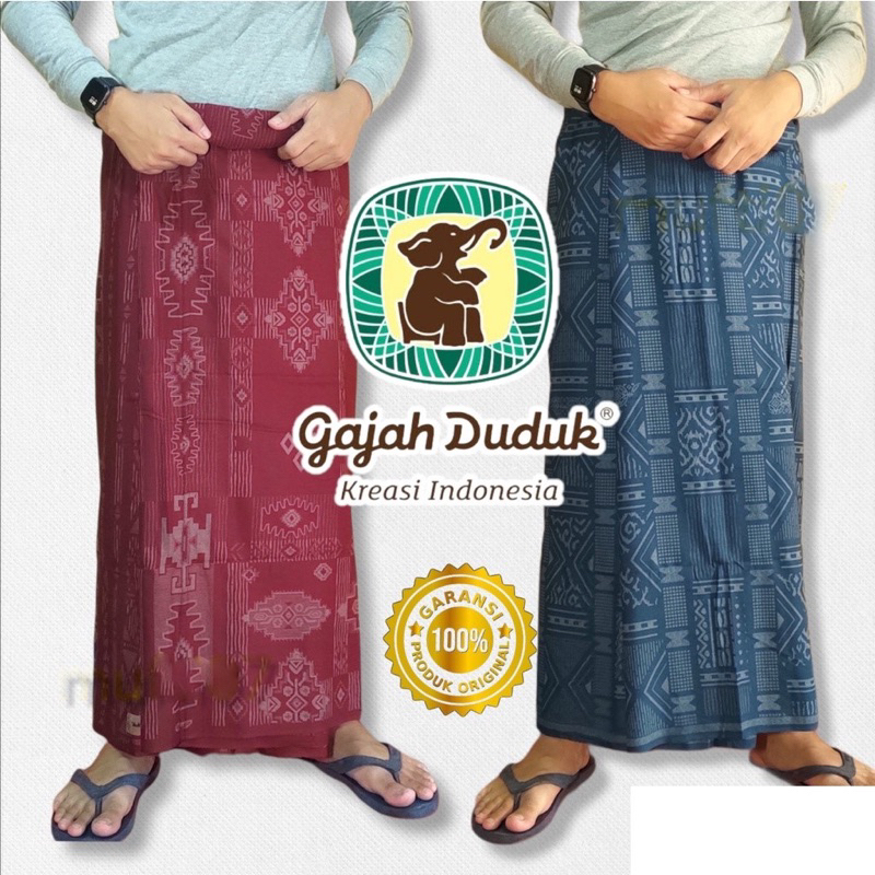 Sarong Gajah Duduk Asia / Kain Pelikat Gajah Duduk (Sarung) | Shopee Singapore