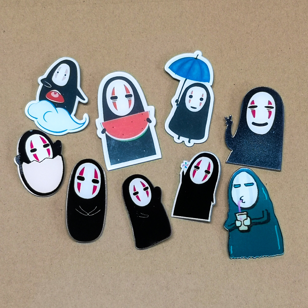 [SG] Kaonashi Pikachu One Piece Doraemon Naruto Shin Chan Anime Series ...