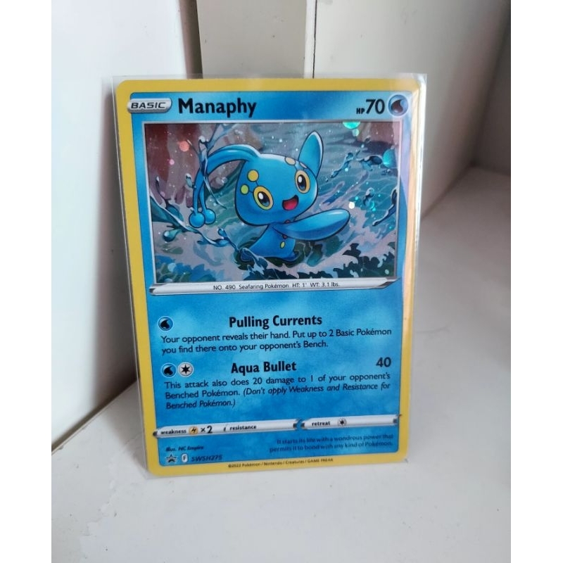 Pokemon swsh275 manaphy promo holo card | Shopee Singapore