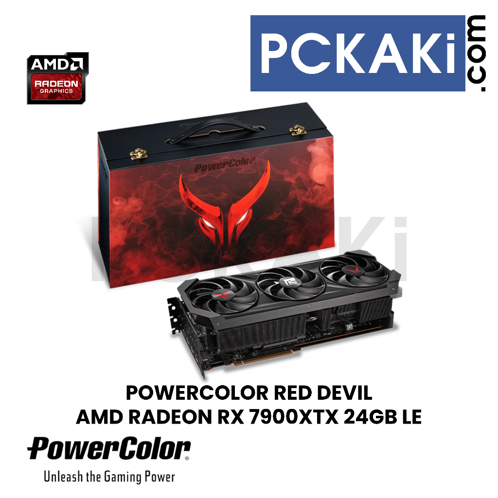 POWERCOLOUR RED DEVIL AMD RADEON RX 7900 XTX 24GB GDDR6 LIMITED EDITION ...
