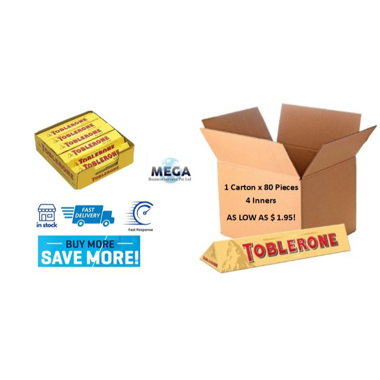 Carton Wholesale Chocolate - Toblerone Milk Chocolate - 80 x 100g ...