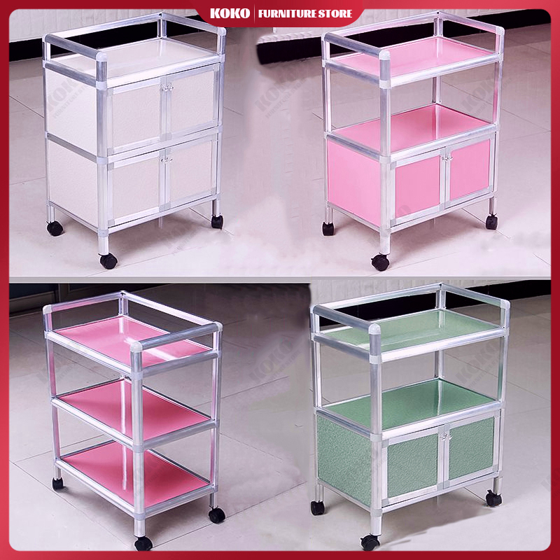 Aluminium Kitchen Rack Storage cabinet Movable cabinet with wheels tool ...