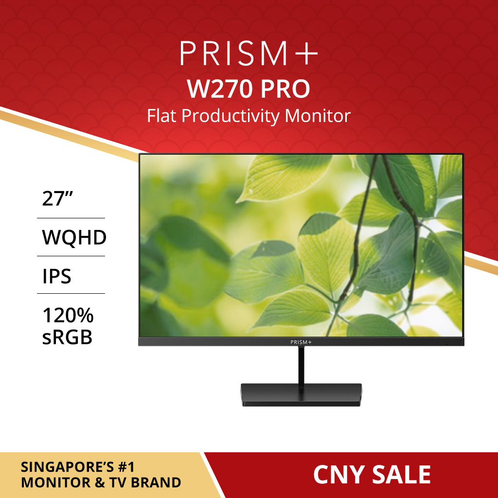 PRISM+ W270 PRO 27 WQHD [2560 x 1440] IPS 120% sRGB Professional ...