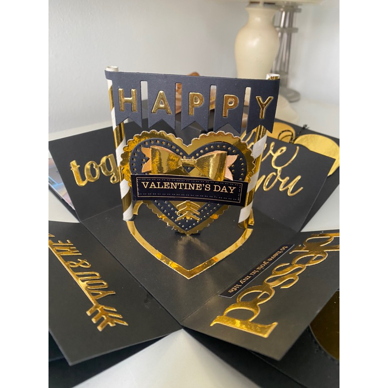 Happy Valentine Day interactive explosion box card | Shopee Singapore