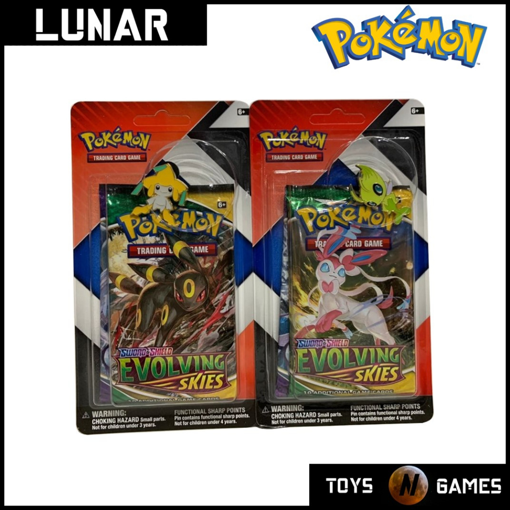 Pokemon TCG 2 Packs Pin Blister Set - Celebi & Jirachi | Shopee Singapore