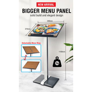 HARRIS Menu Display Stand | Heavy Duty Restaurant Menu Display Stand ...