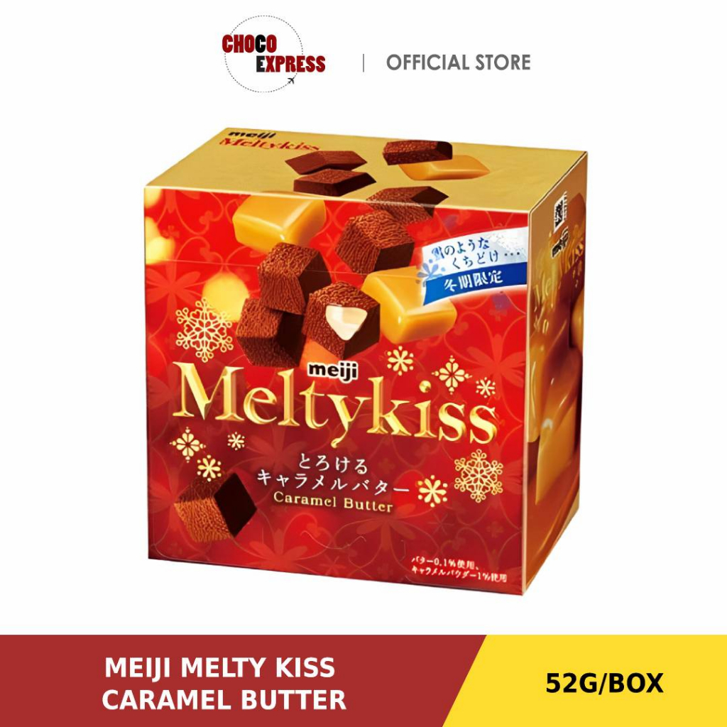 Meiji Melty Kiss Caramel Butter 52g (Product of Japan) | Shopee Singapore