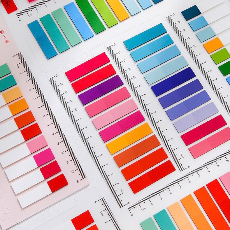 Candy Morandi Colorful Sticky Note Marker Thin Tabs Flags Note Index ...
