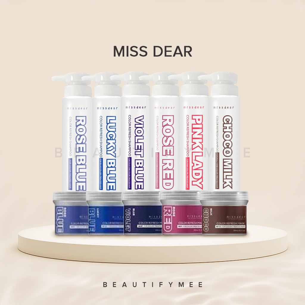 Miss Dear Color Refresh Shampoo, Mask | Shopee Singapore