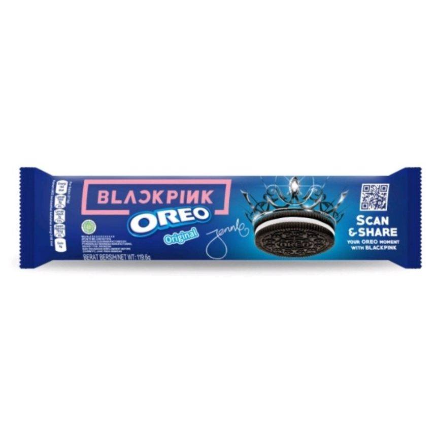 Limited Edition Black Pink Oreo | Tube wrapping 119.5g | BLACKPINK ...
